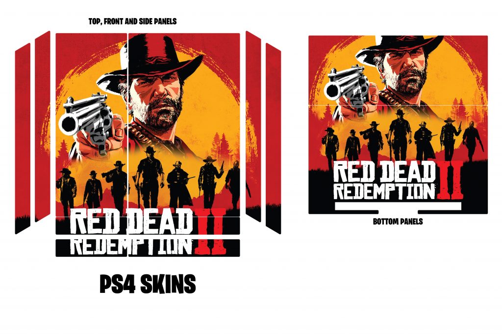 Red Dead Redemption 2 PS4 Skin - Custom RDR2 Playstation 4 Skin - Peel ...