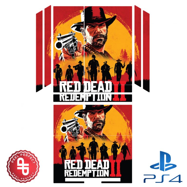 Red Dead Redemption 2 PS4 Skin - Custom RDR2 Playstation 4 Skin - Peel ...