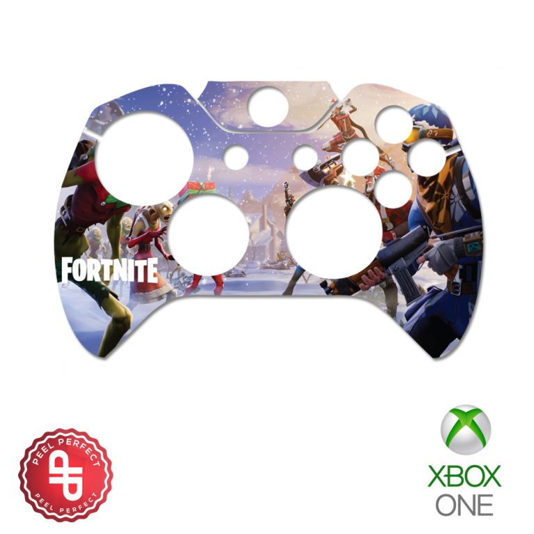 Fortnite Xbox One Controller Skin - Christmas Edition - Peel Perfect ...