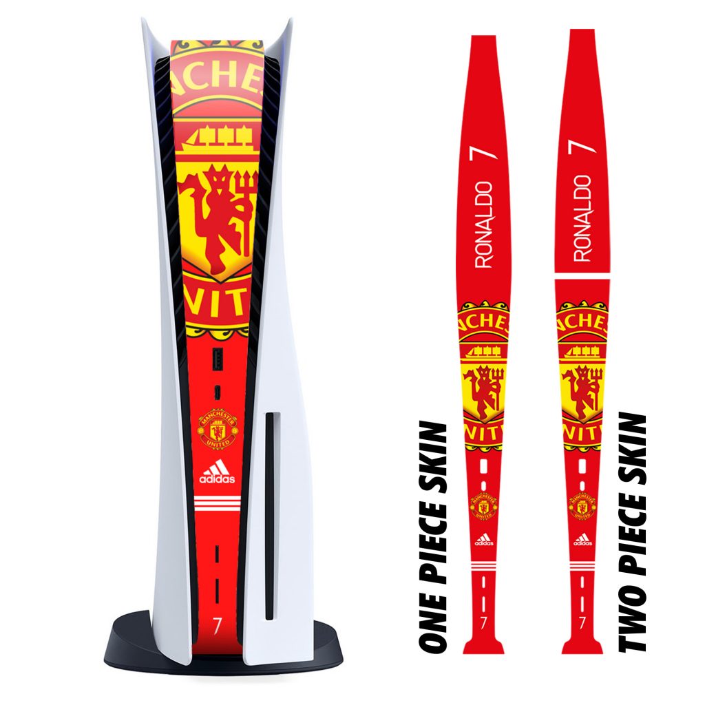 Manchester United PS5 Centre Panel Skin - Any Name and Number - Peel ...